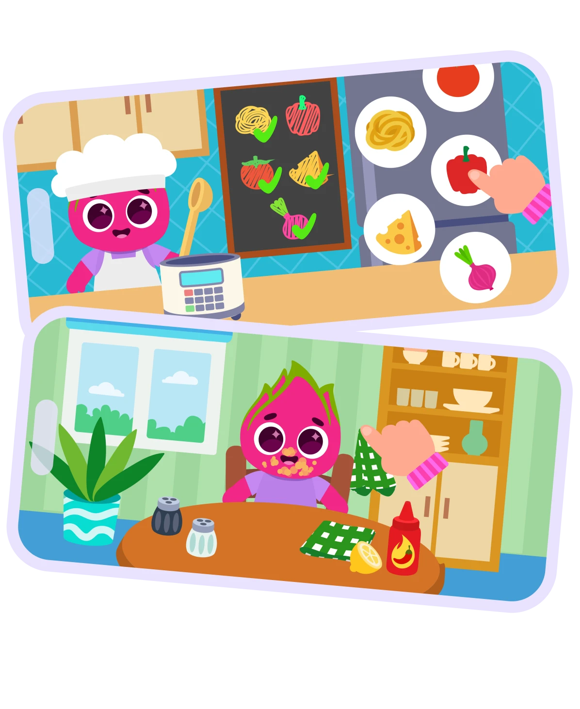 Food Names Matching Game for Kids – Learn About Cooking & Ingredients ...