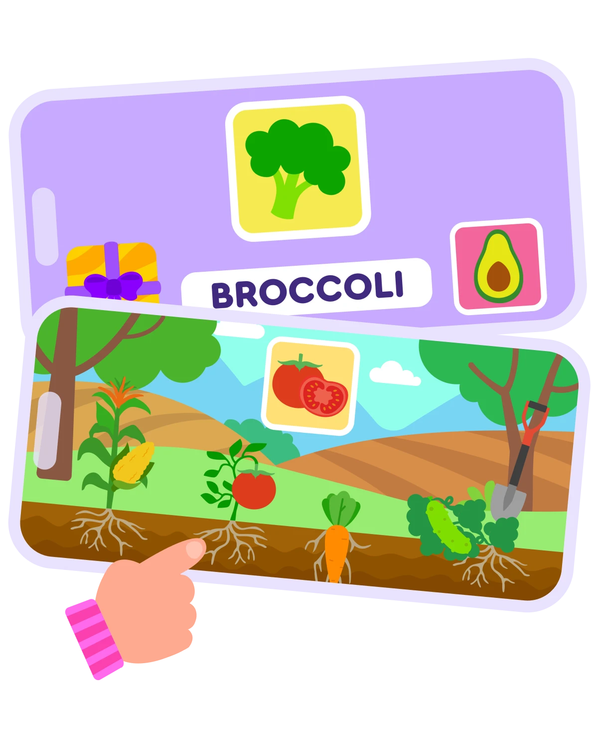 Vegetables – Flashcard Game for Kids to Learn Veggies and Boost Memory