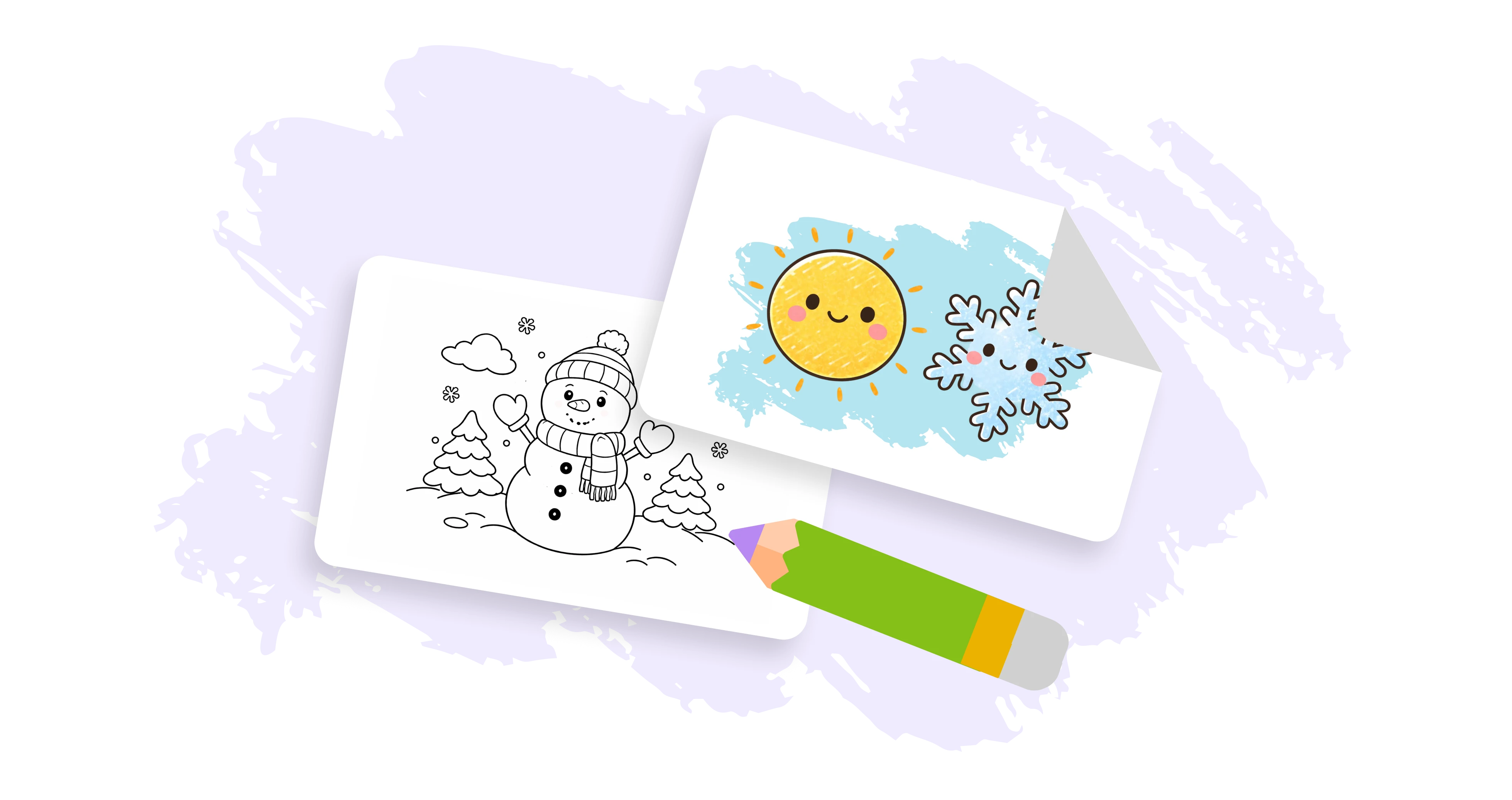 390+ Free Seasons Coloring Pages for Kids (PDF) | Keiki